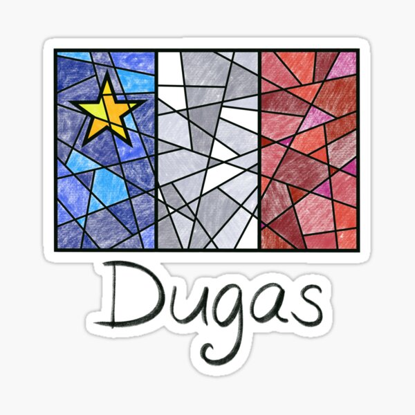 "Acadian Flag pastel mosaic Dugas - Drapeau acadien mosaïque pastel ...