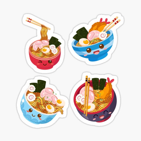 "Ramen Ramen Ramen Stickers" Sticker for Sale by Betterness | Redbubble
