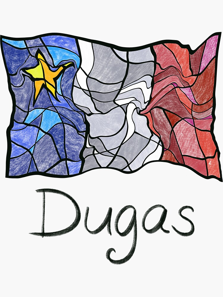 "Acadian Flag pastel liquid mosaic Dugas - Drapeau acadien mosaïque ...