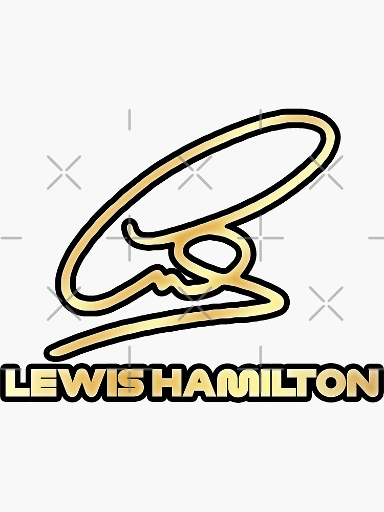 "Lewis Hamilton Mercedes AMG F1" Sticker by Amirarocks10 | Redbubble
