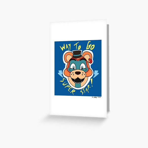"Freddy Fazbear Security Breach Logo" Greeting Card by Twisted-Galaxy ...