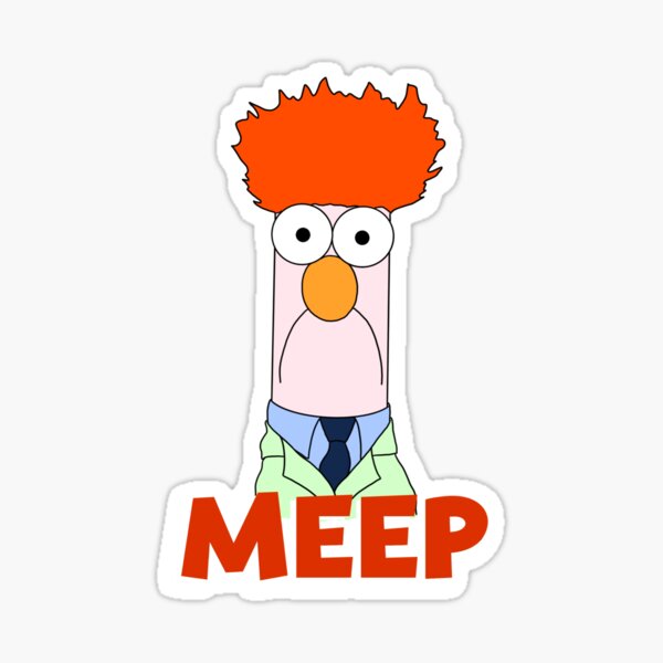 "Beaker" Sticker for Sale by MagicalArts1416 | Redbubble
