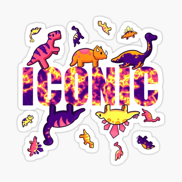 "Iconic" Sticker by Tisaac | Redbubble