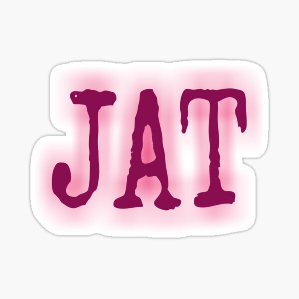 "Jat " Sticker by oTZIshirts99 | Redbubble