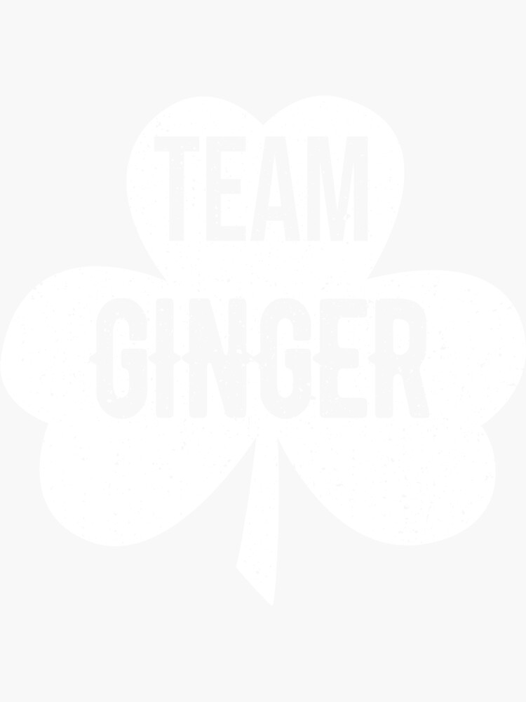 "Team Ginger" Sticker by VickyCloset | Redbubble