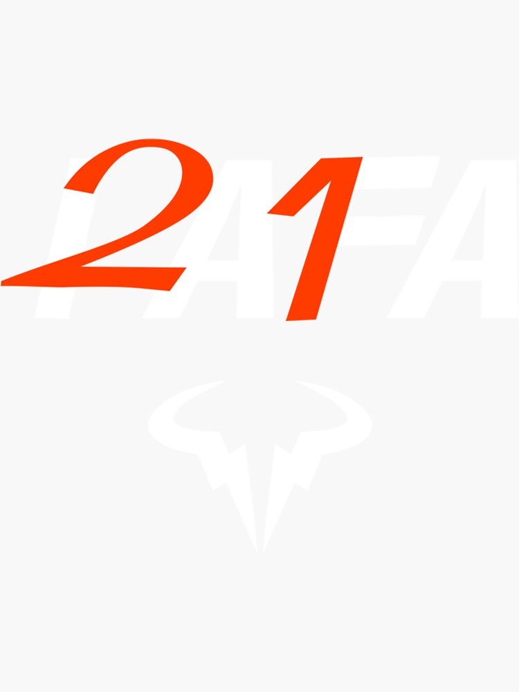 "RAFA 21 " Sticker for Sale by HomeCosyDesk | Redbubble