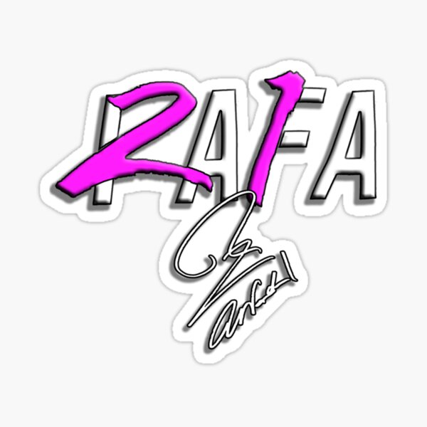 "Rafa 21 " Sticker for Sale by HomeCosyDesk | Redbubble