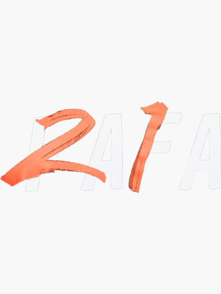"Rafa 21 " Sticker for Sale by HomeCosyDesk | Redbubble