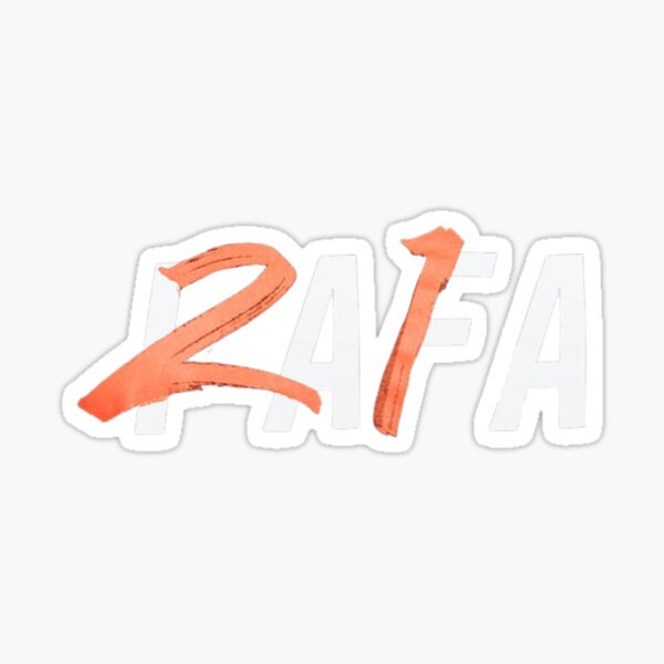 "Rafa 21 " Sticker for Sale by HomeCosyDesk | Redbubble