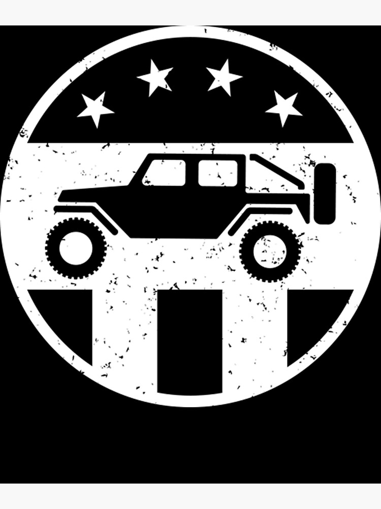 "Patriotic Off Road 4wd Logo" Poster for Sale by GeoLaw333 | Redbubble