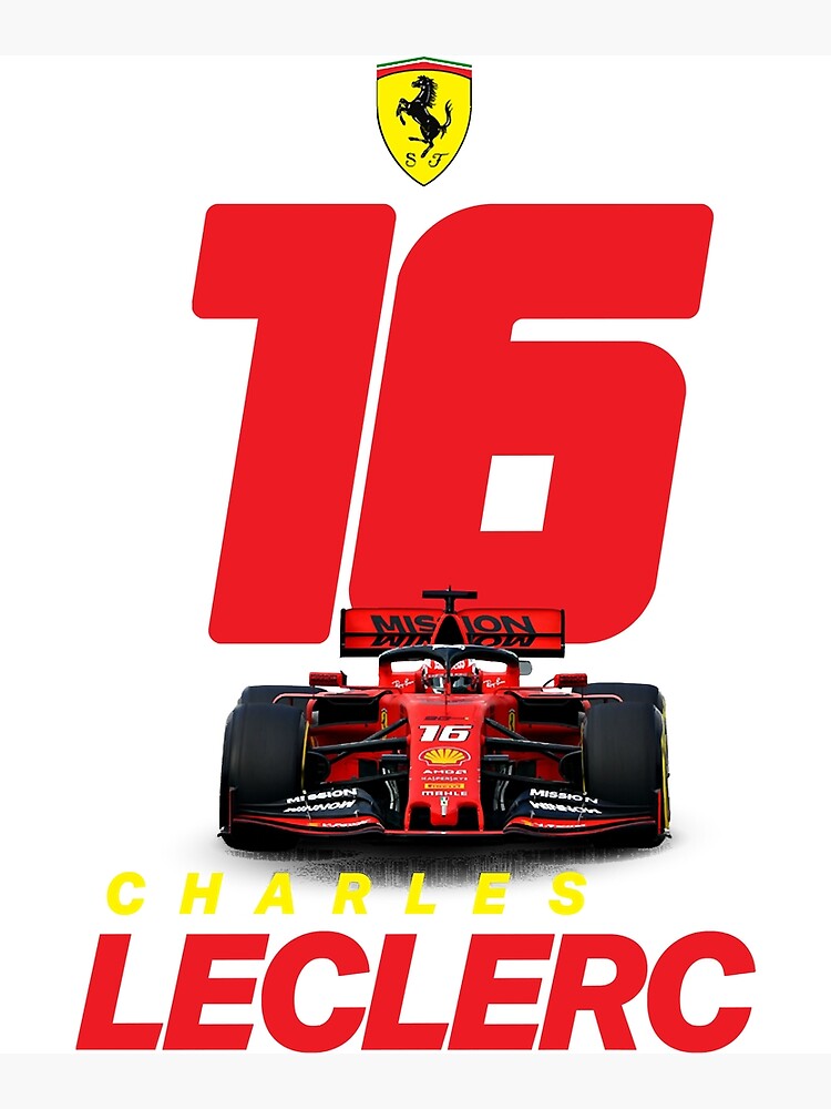 "charles leclerc 16 For Fans" Poster for Sale by PatienceEbert | Redbubble