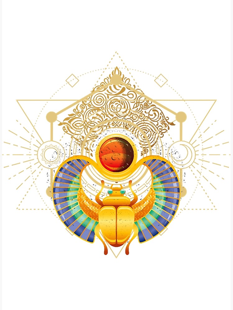 "Bejeweled egyptian scarab mandala " Poster for Sale by xpHLJYvc3 ...