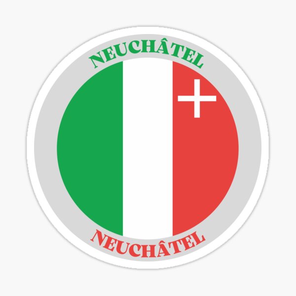 "Swiss Canton of Neuchâtel" Sticker by FedSherDesign | Redbubble