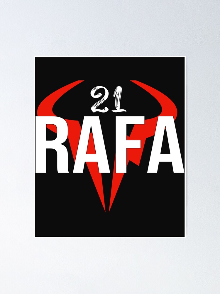 "RAFA 21 funny rafael nadal " Poster for Sale by HomeCosyD | Redbubble