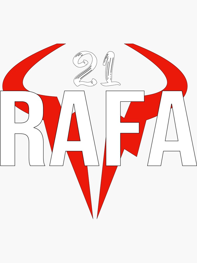 "RAFA 21 funny rafael nadal " Sticker for Sale by HomeCosyD | Redbubble