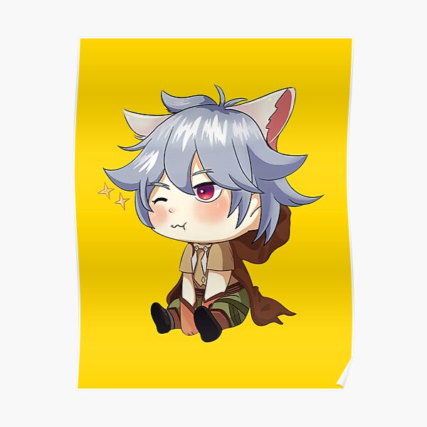 "Razor Genshin Impact Sticker Cute Chibi Game Character" Poster for ...