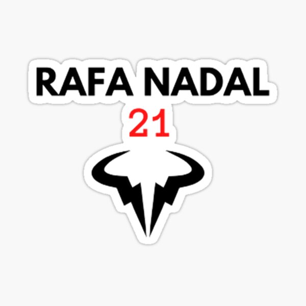 "Rafa 21 - Rafa Nadal " Sticker for Sale by HomeCosyD | Redbubble