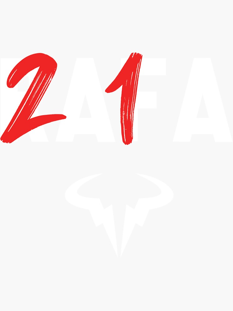 "Rafa 21 - Cool Unique Design " Sticker for Sale by HomeCosyD | Redbubble