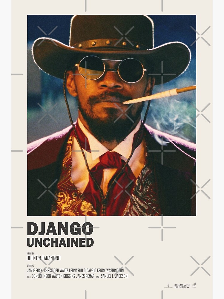 "Movie Django Unchained Alternative " Sticker for Sale by Chamomielsi ...