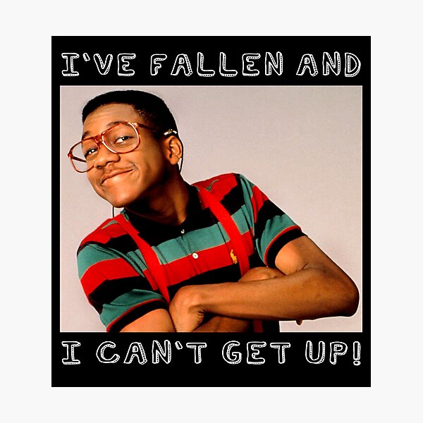 " Steve Urkel the face so happy poster" Photographic Print by ...