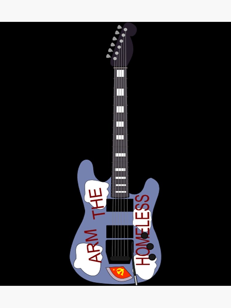 "Tom Morello Arm The Homeless Guitar Sticker" Poster for Sale by ...