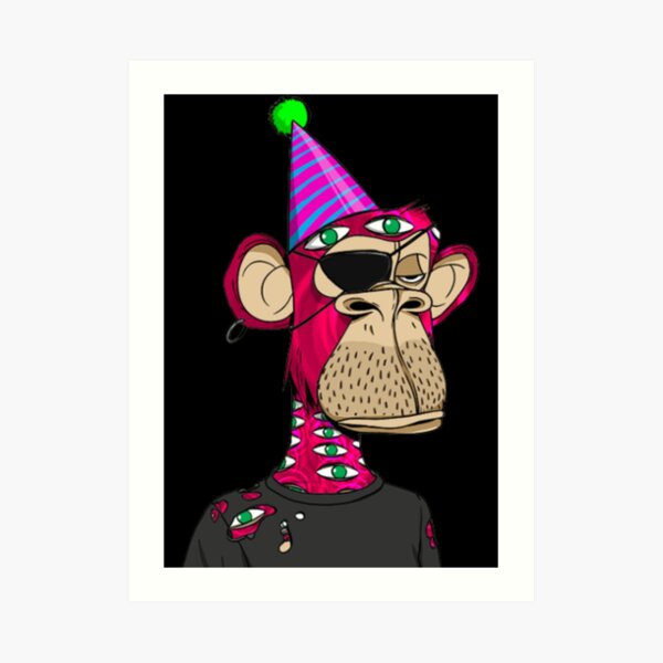 "Bored Ape Yacht Club BAYC Ape #31" Art Print by NFT0001 | Redbubble