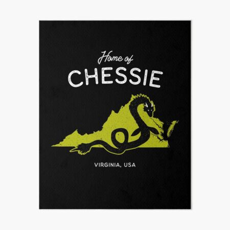 "Home of Chessie - Virginia, USA Cryptid Sea Monster" Art Board Print ...