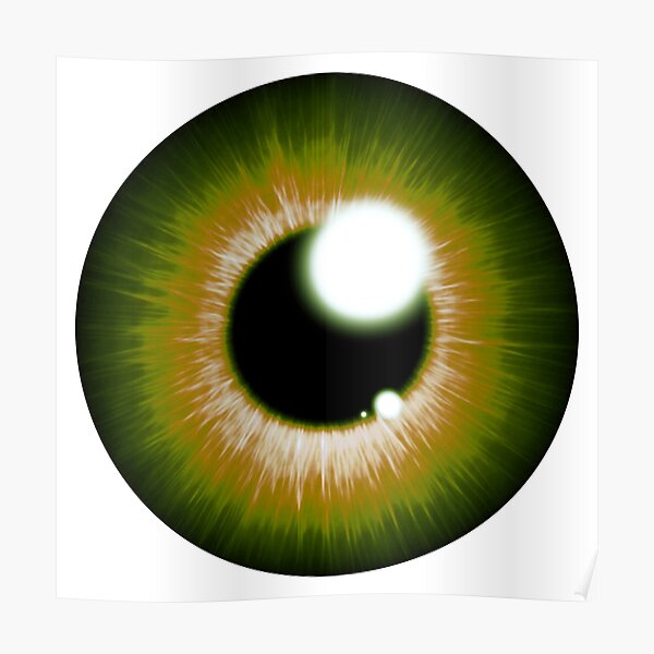 "Realistic Hazel Eye" Poster for Sale by TheBlindBandit- | Redbubble