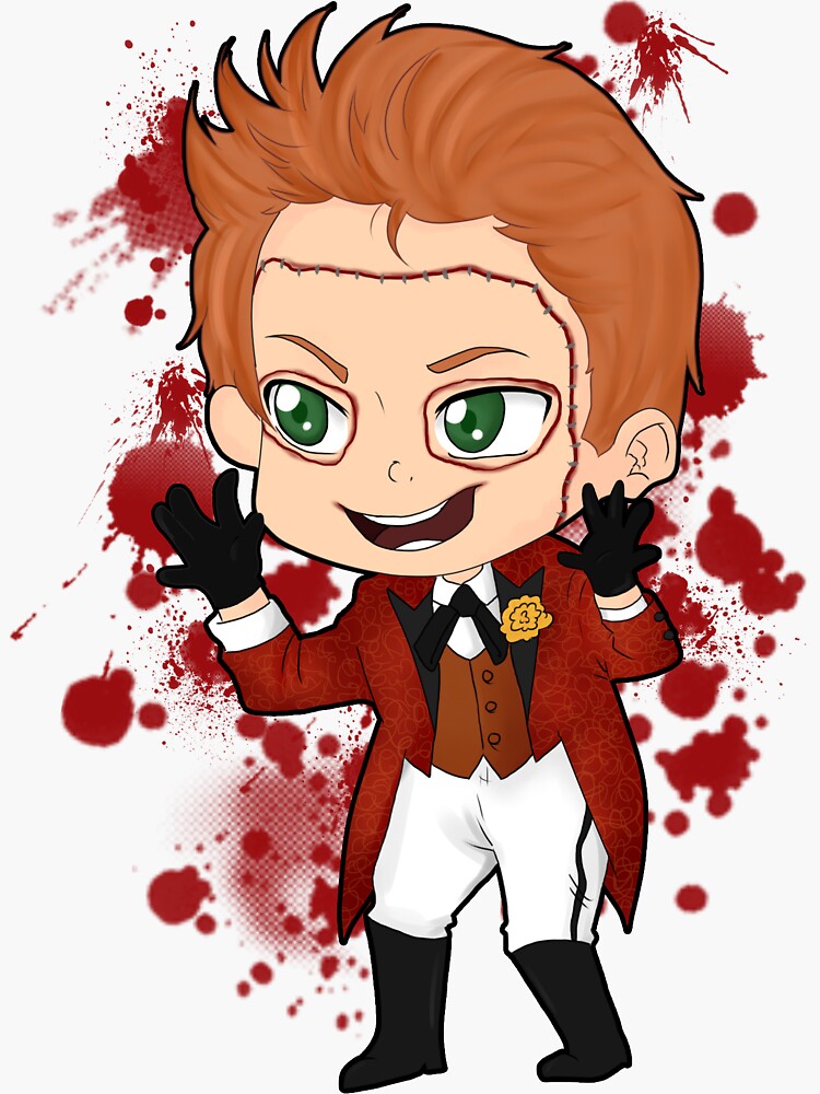 "Jerome Valeska" Sticker by Shadowdark1 | Redbubble
