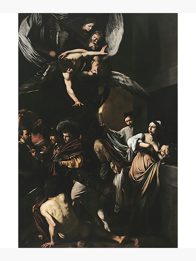 "Caravaggio T-ShirtThe Seven Works of Mercy - Caravaggio" Art Print for ...