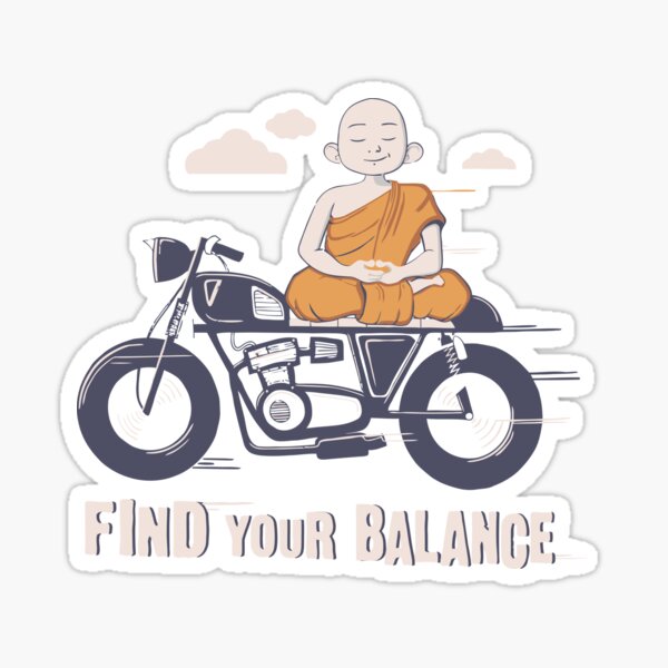 "Find Your Balance " Sticker by Reular-Studio | Redbubble