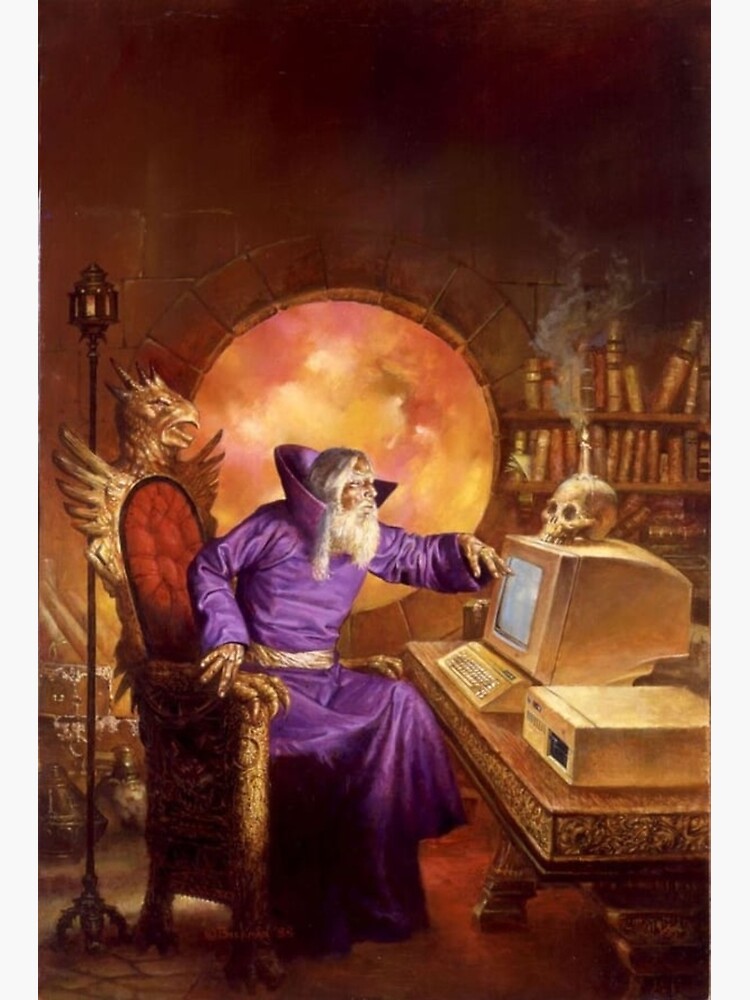 "Tech Wizard" Poster for Sale by jpjmoffett | Redbubble
