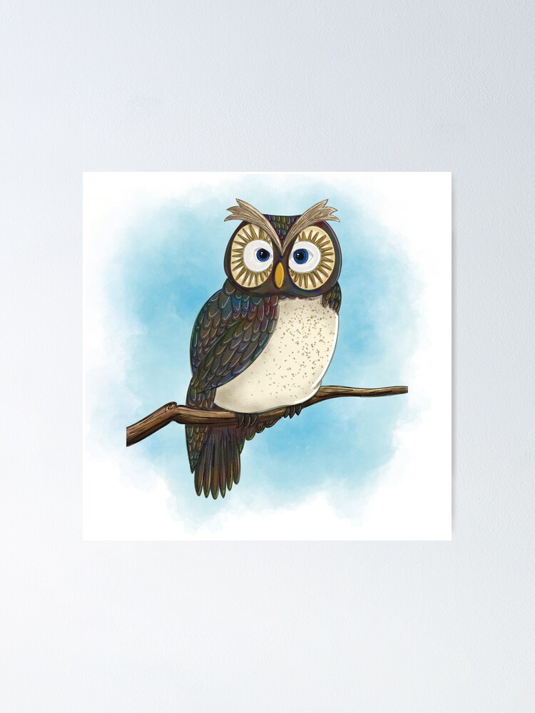 "Owl for Fun and Fun for Owl" Poster by Wendys-Way | Redbubble