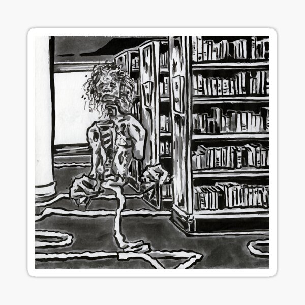 "Gorey Ghost " Sticker by ldsmithe90 | Redbubble