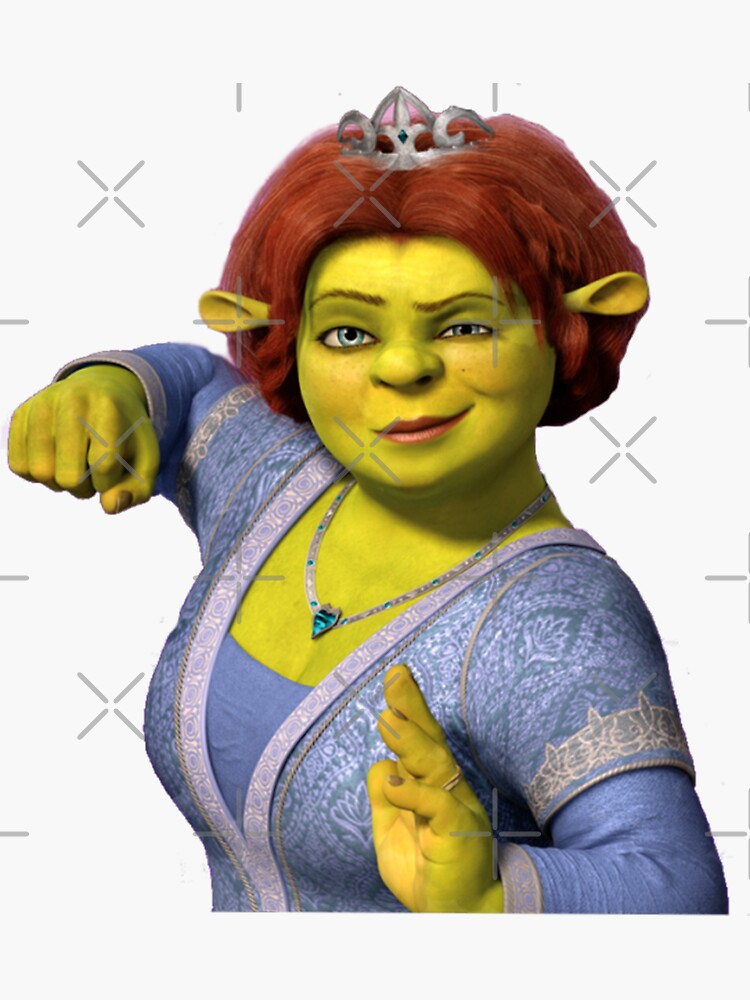 "Princess Fiona" Sticker for Sale by Mahasona | Redbubble