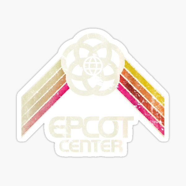 "EPCOT Center Vintage Logo " Sticker by ldsmithe90 | Redbubble