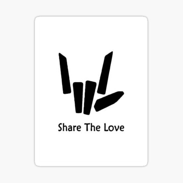 "Carter Sharer Love " Sticker by LinenandJames | Redbubble