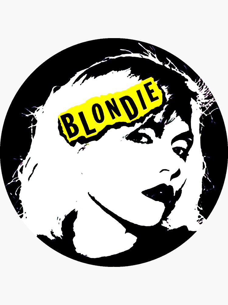 "Blondie Pop Art " Sticker by popquotables | Redbubble