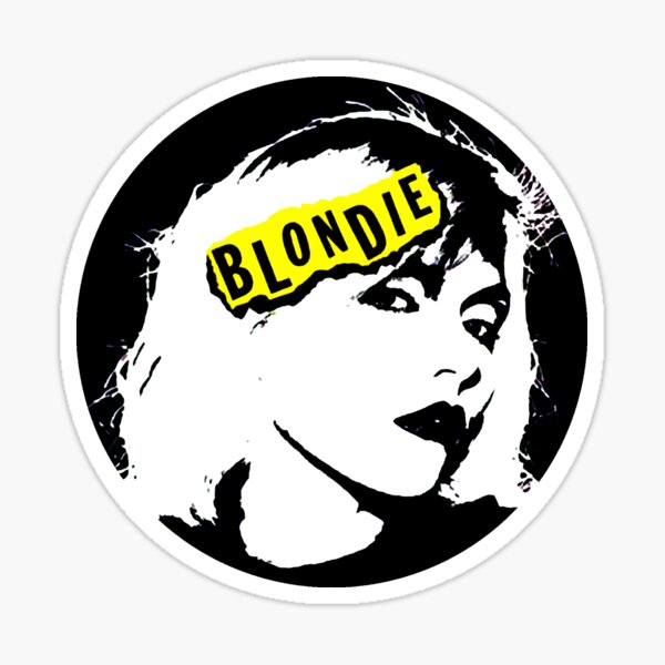 "Blondie Pop Art " Sticker by popquotables | Redbubble