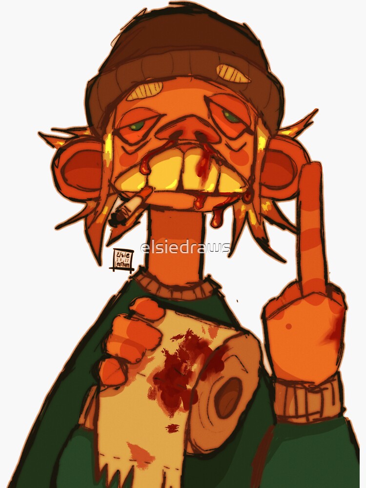 "No Tissues left" Sticker for Sale by elsiedraws | Redbubble