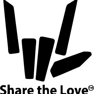 "share the love " Sticker for Sale by LinenandJames | Redbubble