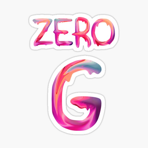 "Zero Gee" Sticker for Sale by pawtytime | Redbubble