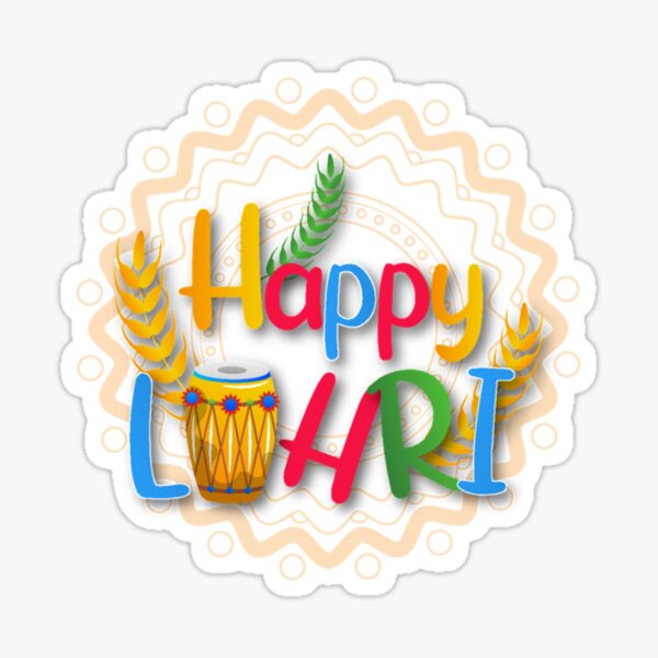 "happy lohri " Sticker by Espea | Redbubble