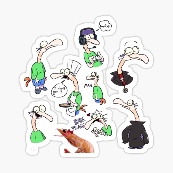 "Smiling Friends " Sticker for Sale by ArtCredible | Redbubble