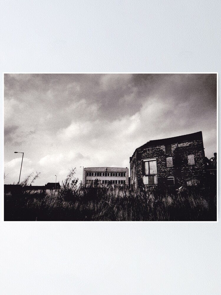 "Waste ground and derelict building in Burslem, Stoke on Trent, UK ...