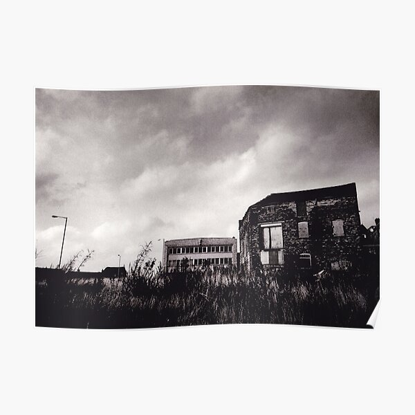 "Waste ground and derelict building in Burslem, Stoke on Trent, UK ...