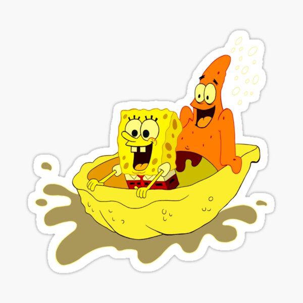 "Spongebob and Patrick " Sticker for Sale by OWaiWalsh | Redbubble
