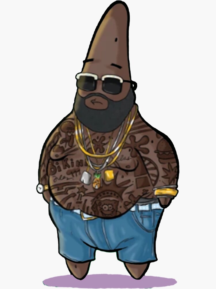 "Spongebob Patrick " Sticker for Sale by OWaiWalsh | Redbubble