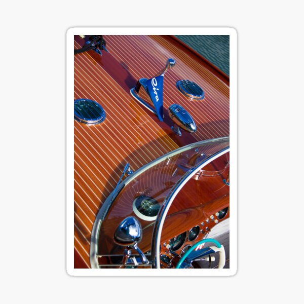 "Riva Aquarama deck horn and navigation light" Sticker by sanzan ...