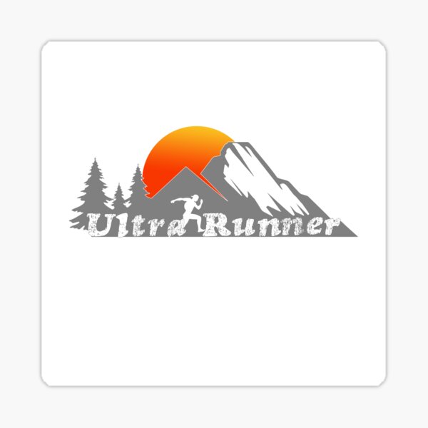 " Ultra Marathon Running" Sticker by danjaivanov | Redbubble